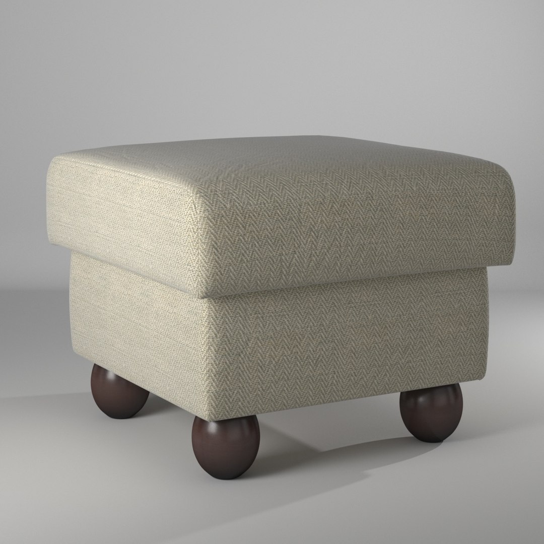 Poofs Set 4 Items 3D Model - TurboSquid 1487958