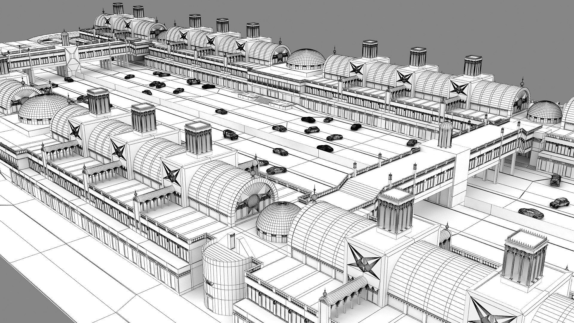 Sharjah Central Blue Souq Model - TurboSquid 2111300