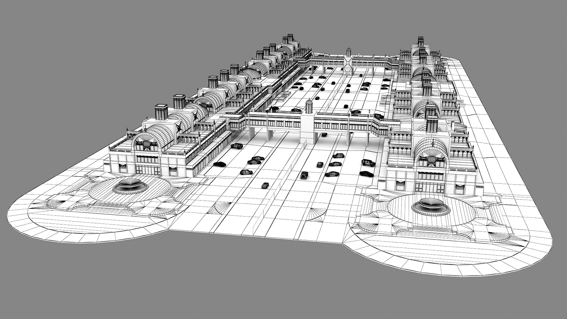 Sharjah Central Blue Souq Model - TurboSquid 2111300
