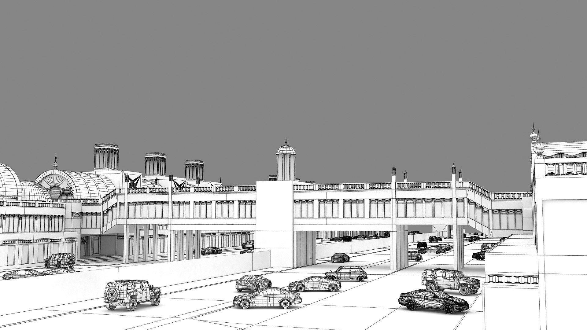 Sharjah Central Blue Souq Model - TurboSquid 2111300