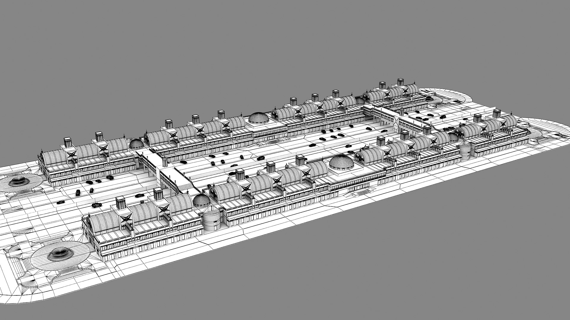 Sharjah Central Blue Souq Model - TurboSquid 2111300