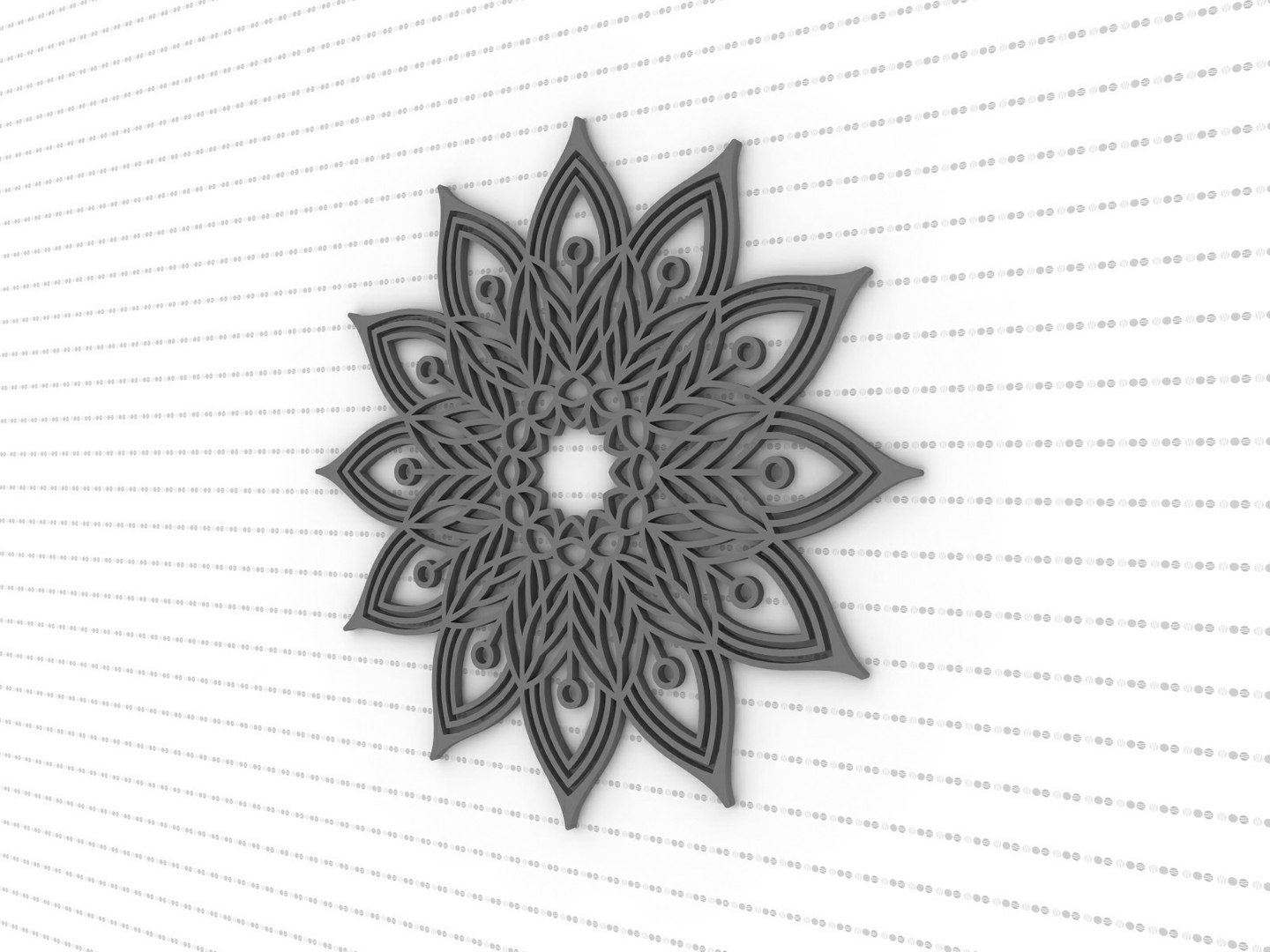 3D Mandala Cnc - TurboSquid 1583418
