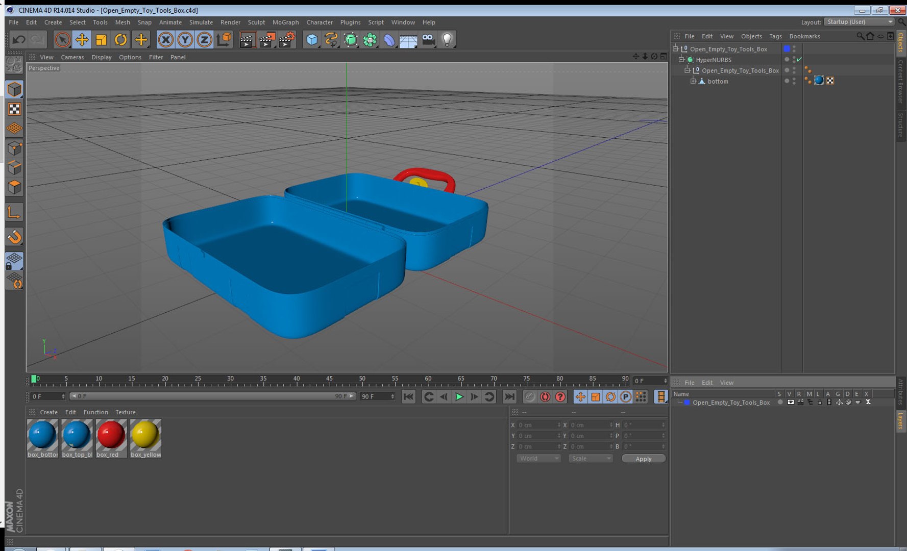 3D open toy tools box - TurboSquid 1357152