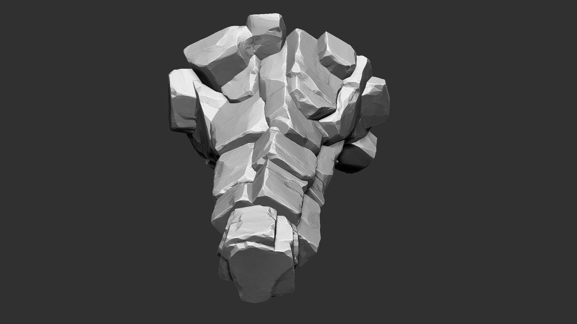 3D 3D Model Of Stone Columns Zbrush Sculpt Model - TurboSquid 2056505