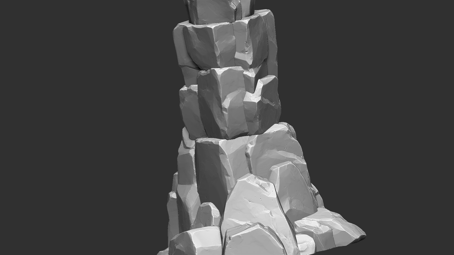 3D 3D Model Of Stone Columns Zbrush Sculpt Model - TurboSquid 2056505