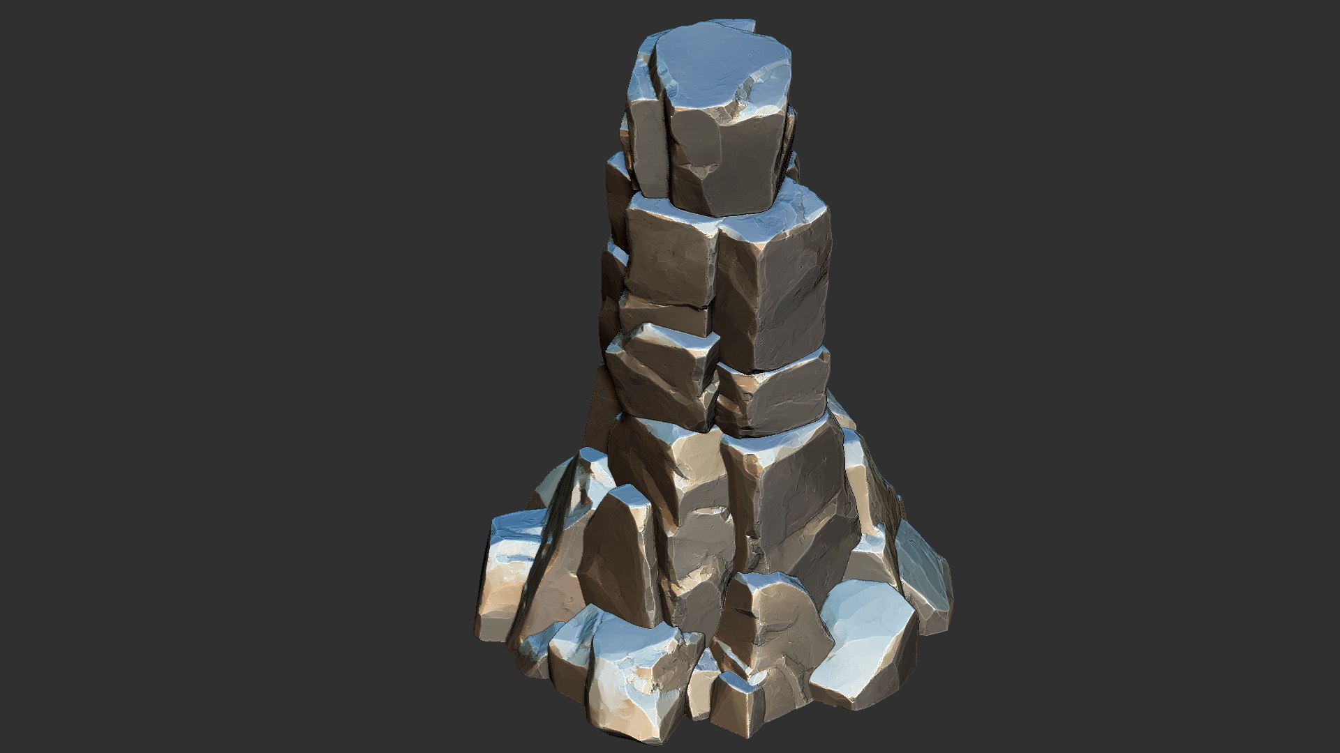 3D 3D Model Of Stone Columns Zbrush Sculpt Model - TurboSquid 2056505