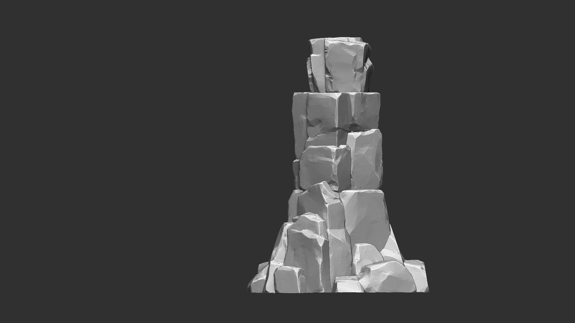 3D 3D Model Of Stone Columns Zbrush Sculpt Model - TurboSquid 2056505
