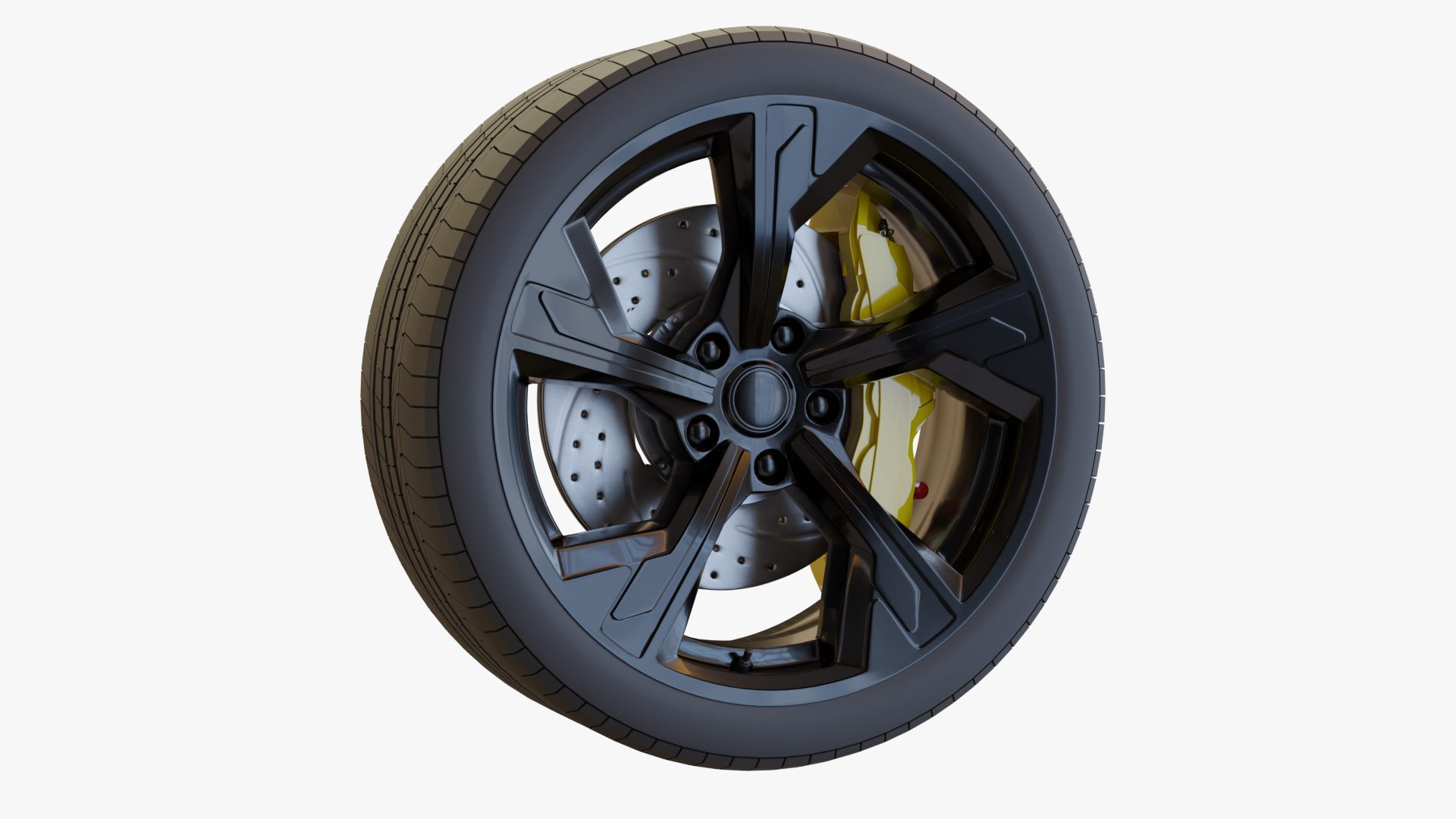 Sedan Car Wheel Model - TurboSquid 2220743