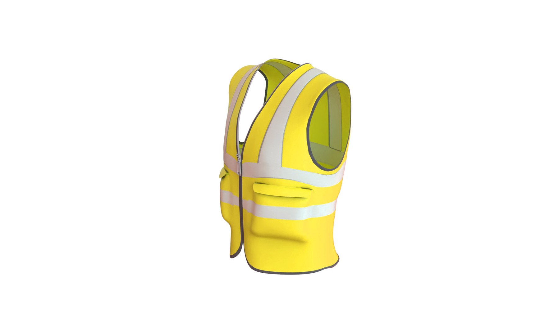 Realistic Worker Vest 006 3D Model - TurboSquid 2318932