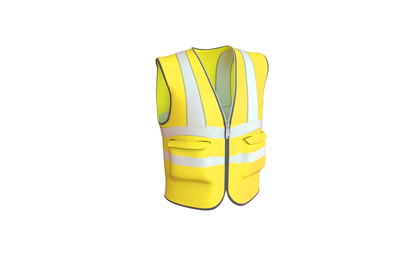 Realistic Worker Vest 006 3D Model - TurboSquid 2318932