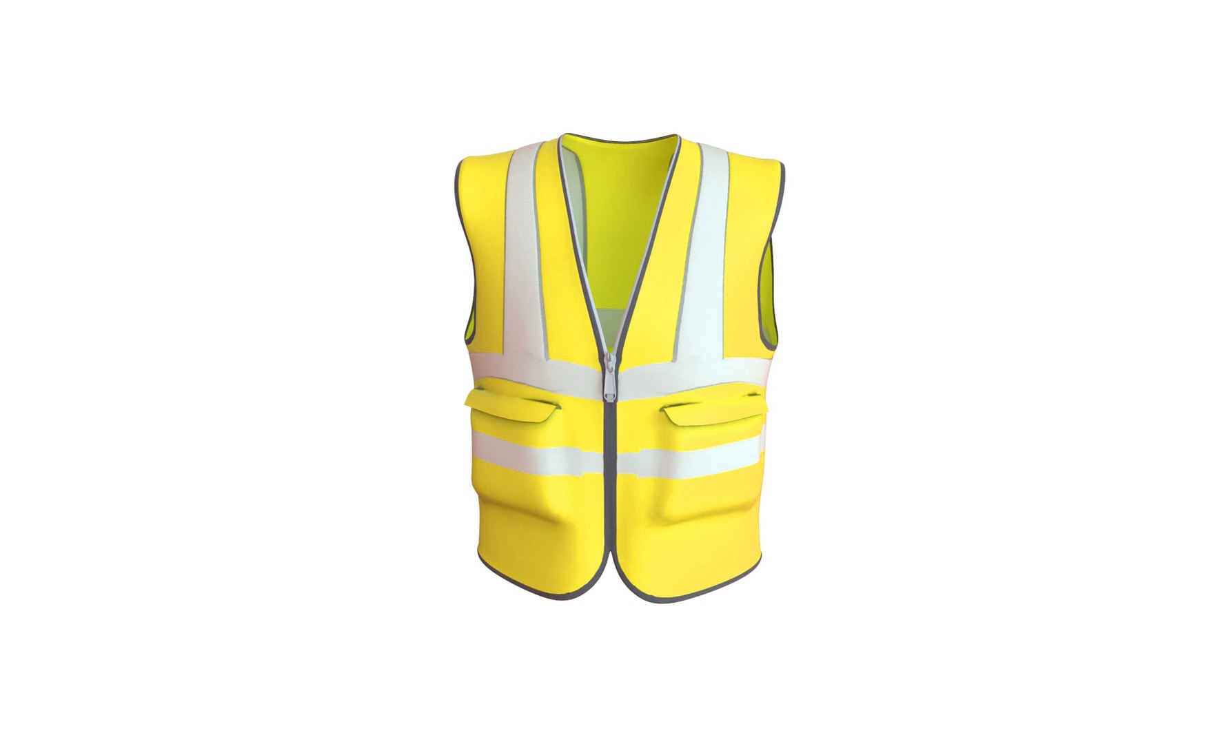 Realistic Worker Vest 006 3D Model - TurboSquid 2318932
