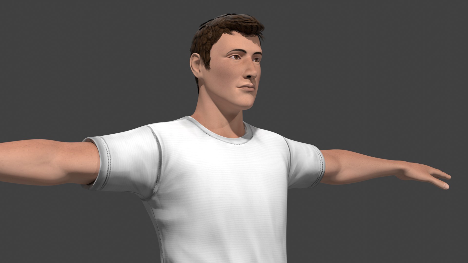 3D Realistic Basic Male - Non Rigged Model - TurboSquid 2222291