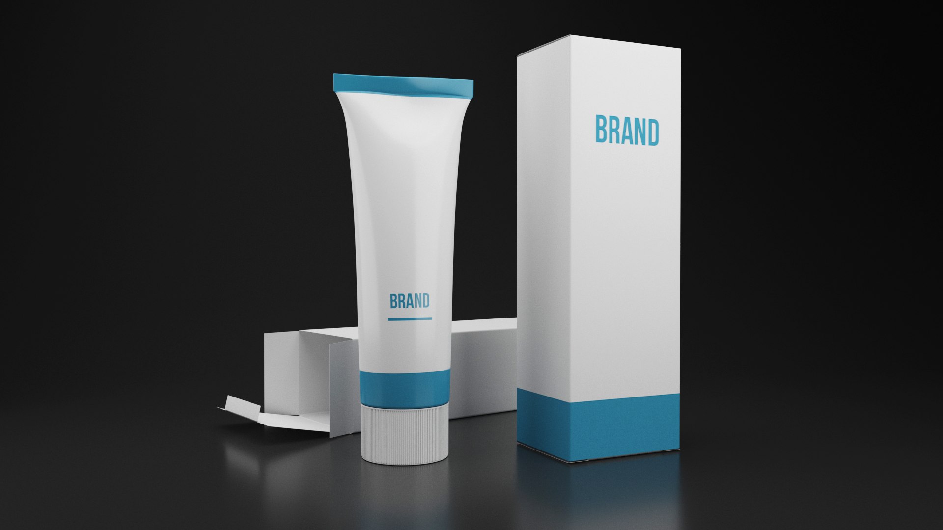 3D Model Cream Tube - TurboSquid 1863536