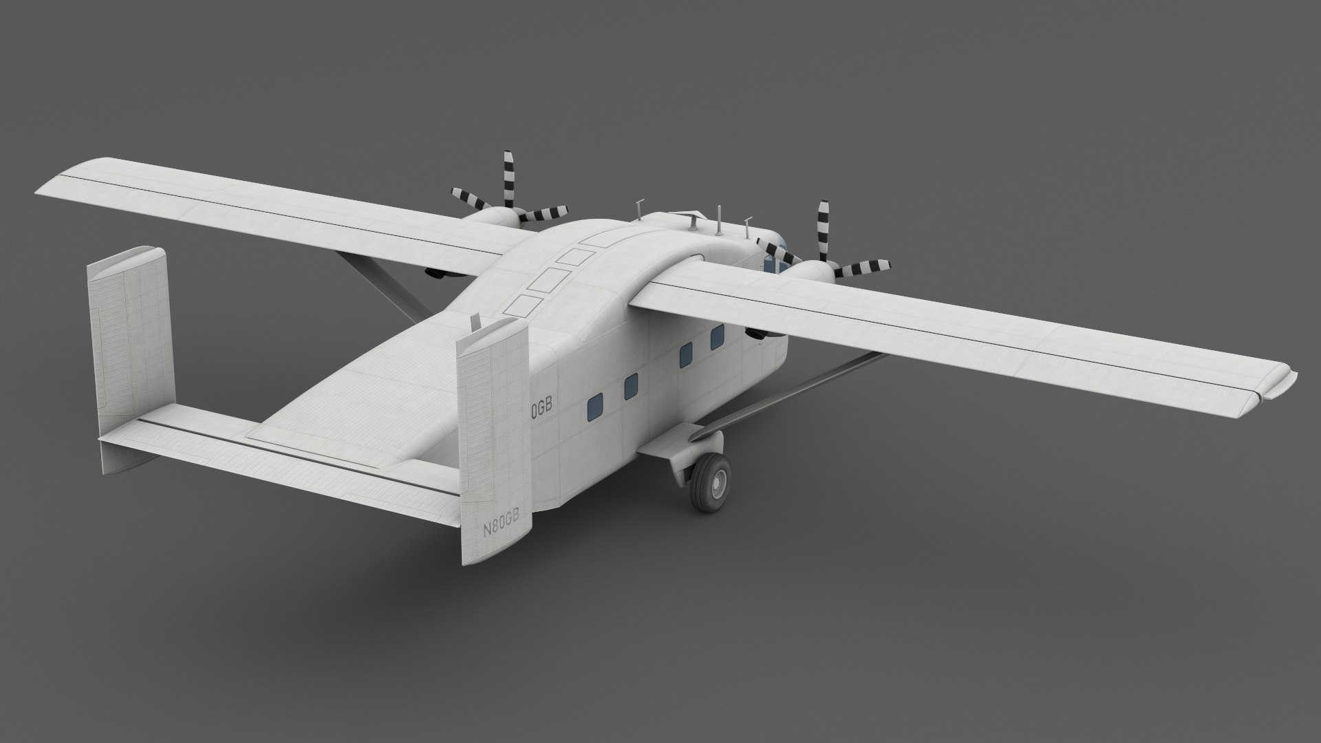 Short SC-7 Skyvan 3D - TurboSquid 1851364
