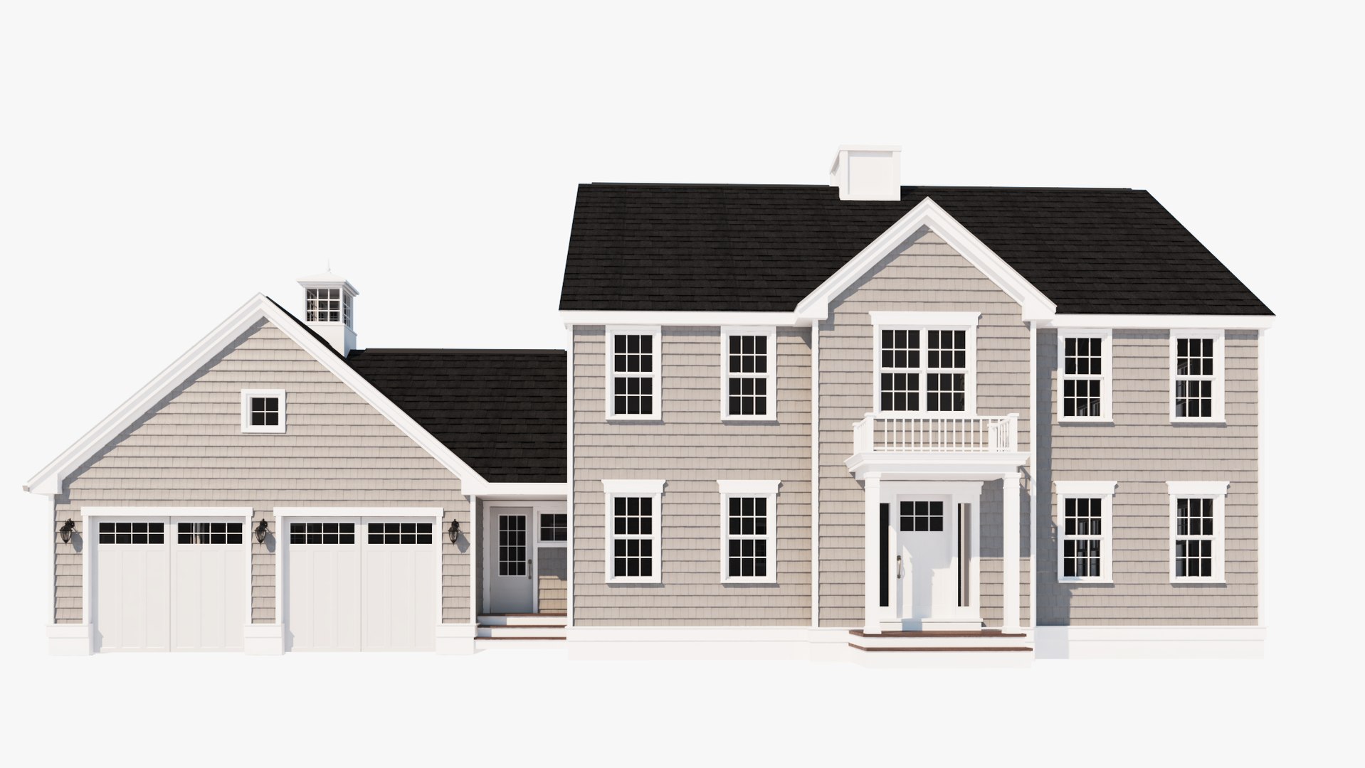 American House 3D Model - TurboSquid 1571038