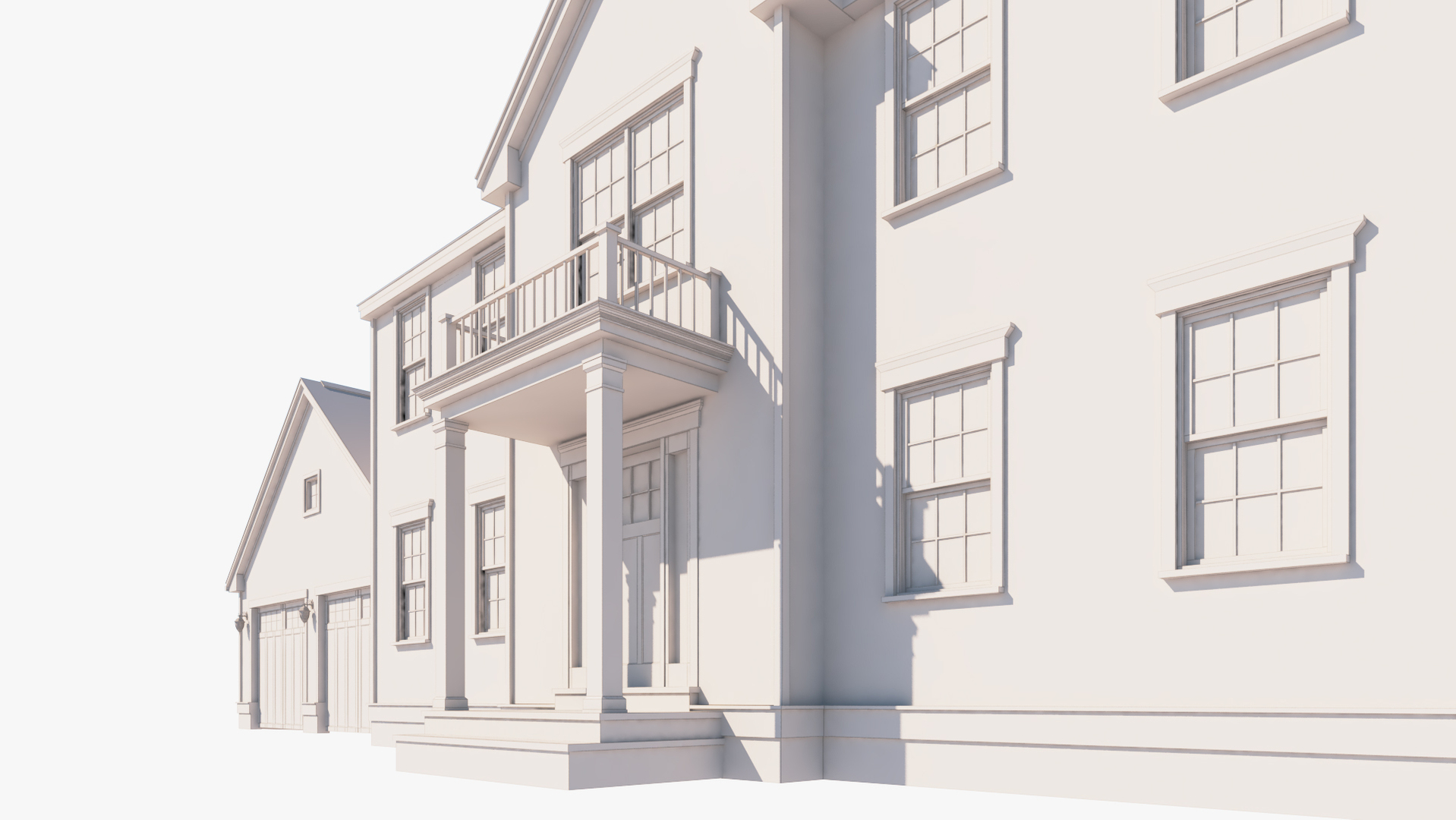 American house 3D model - TurboSquid 1571038