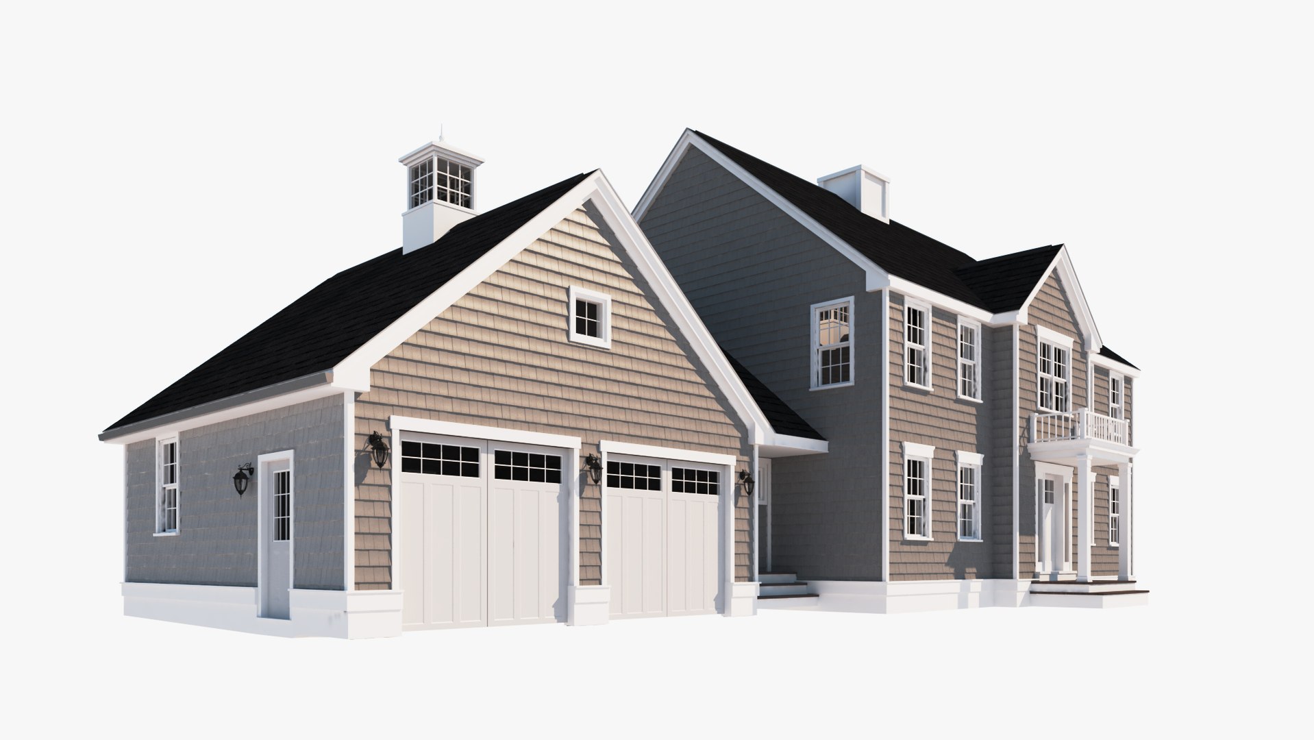 American House 3D Model - TurboSquid 1571038