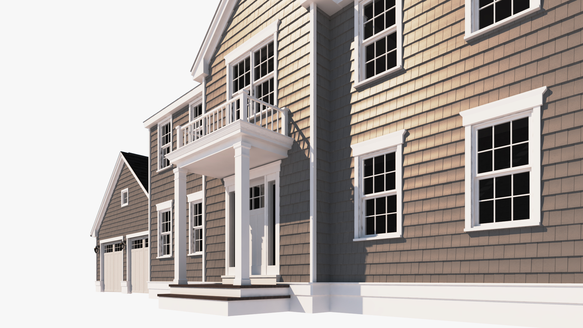 American house 3D model - TurboSquid 1571038