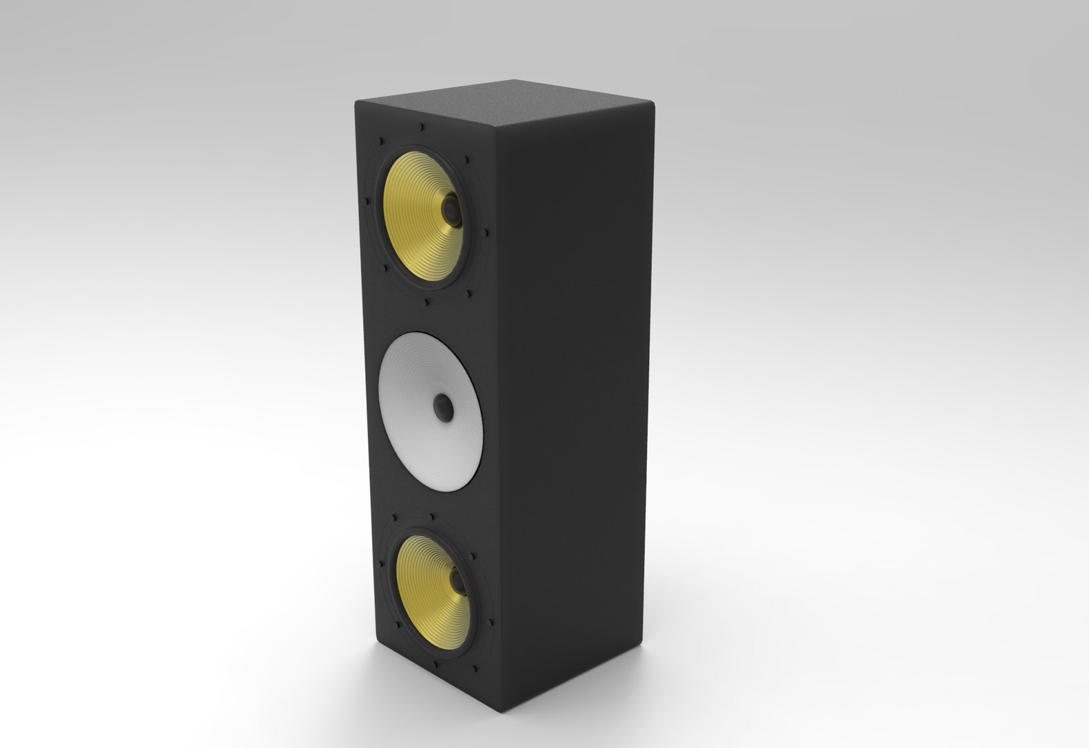 3D Speaker Box Model - TurboSquid 1927384