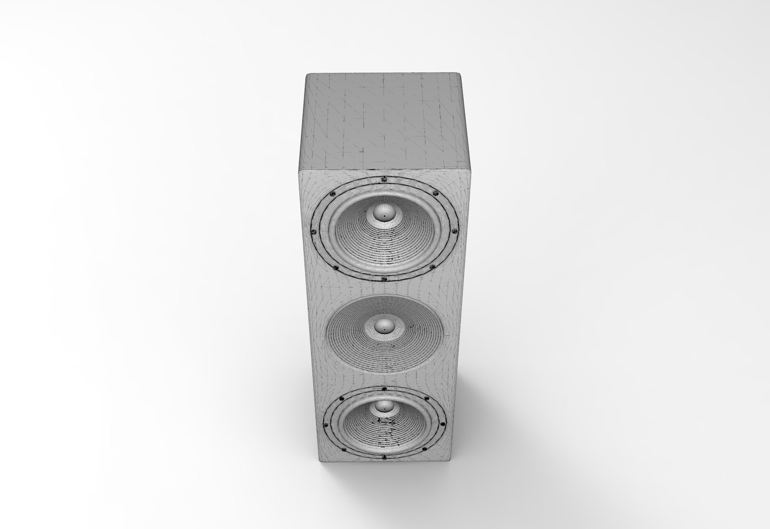 3D Speaker Box Model - TurboSquid 1927384