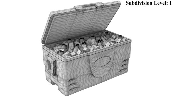 Full Ice Box 3D model - TurboSquid 1729899