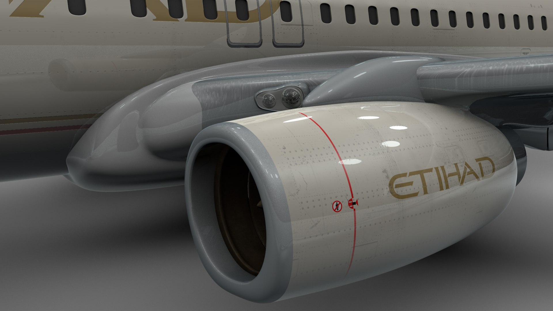 3D model etihad airways boeing 737-800 - TurboSquid 1469609