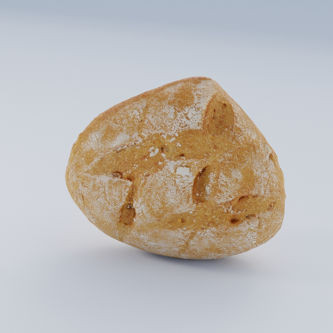 3D Bread Rolls Model - TurboSquid 1306379