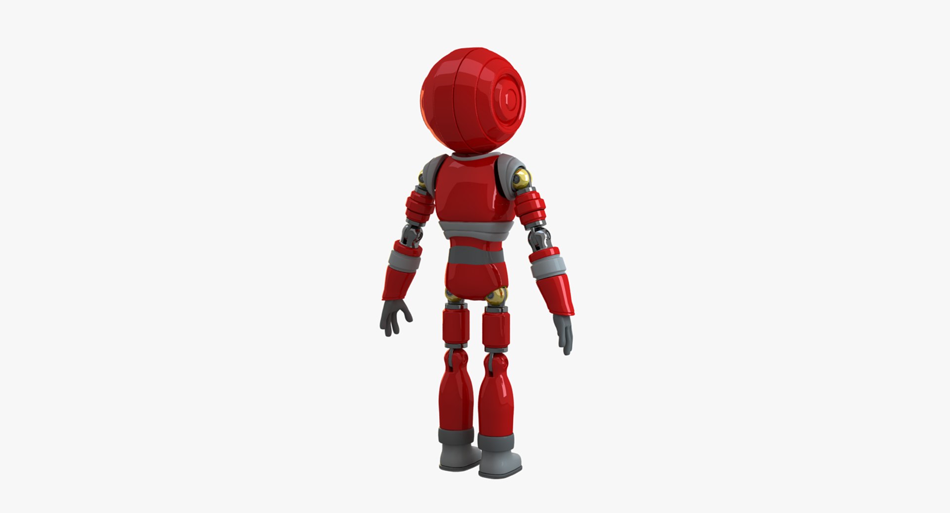 3d Model Robot Modelled