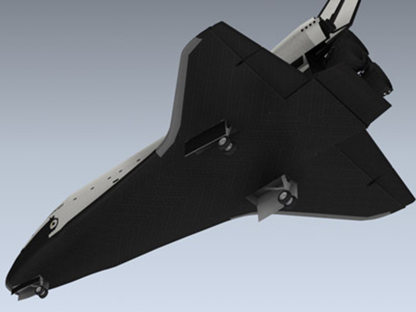 3d Space Shuttle Challenger Model