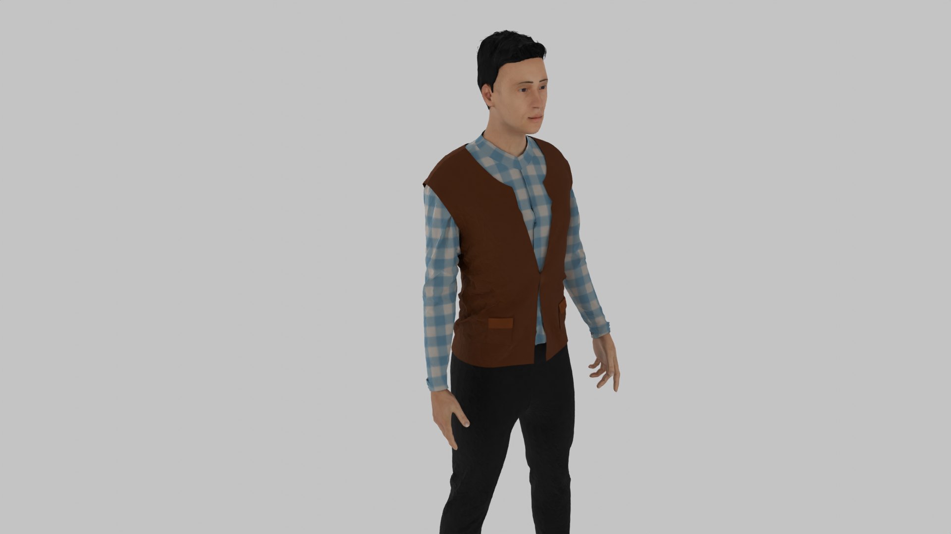 Wild West Character 3D Model - TurboSquid 1971644