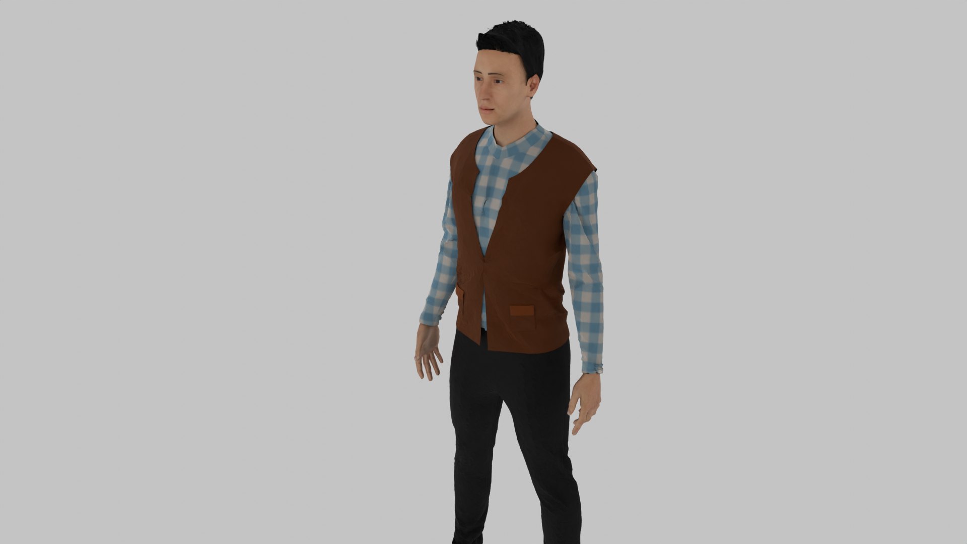 Wild West Character 3D Model - TurboSquid 1971644