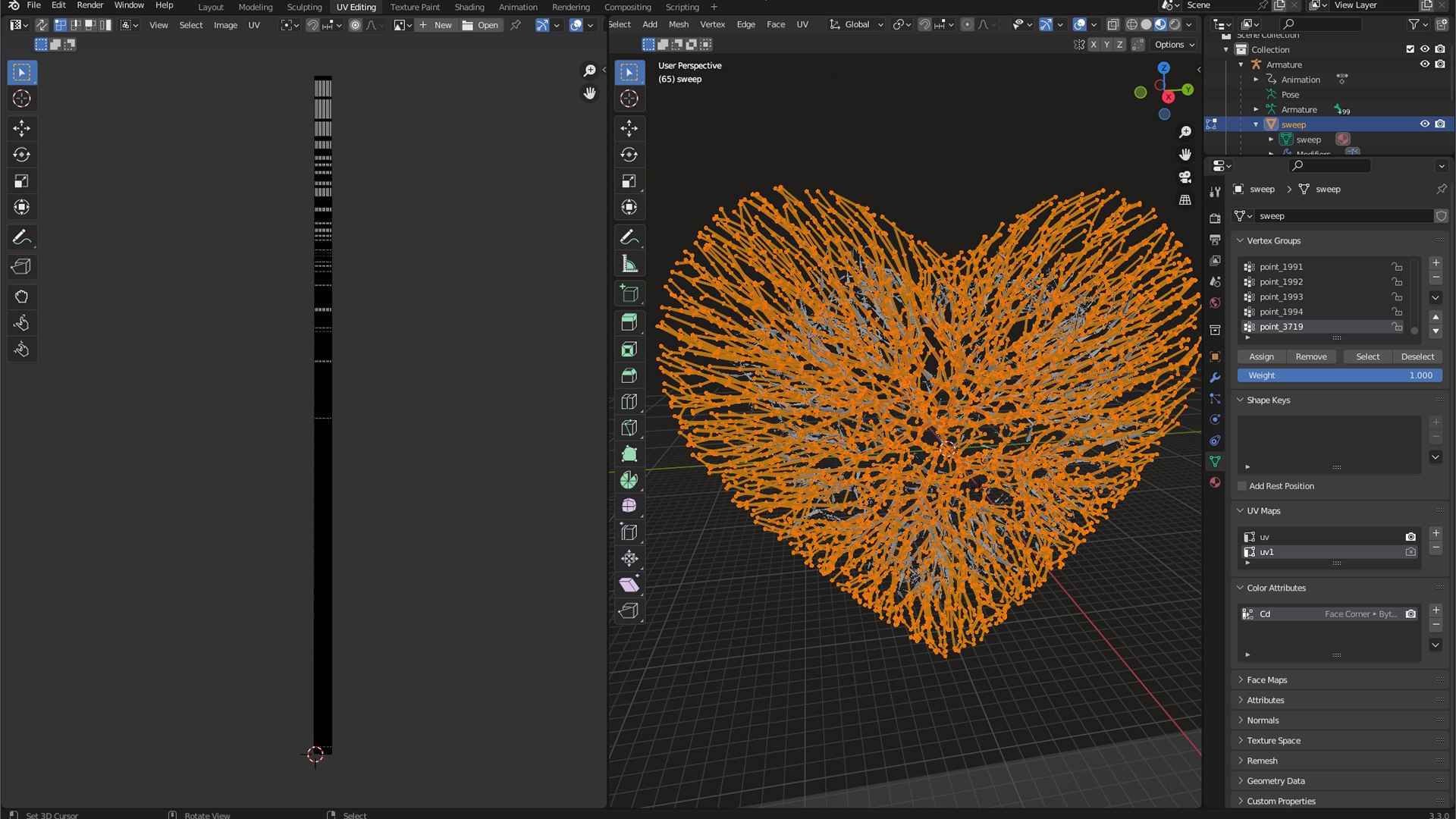 3D Unrolling Growing Heart Animation - TurboSquid 1957997