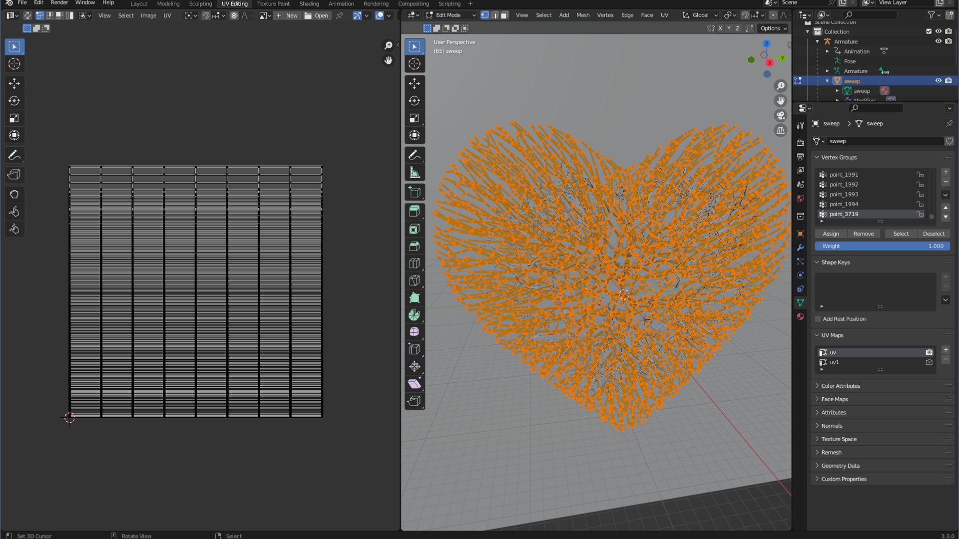 3D Unrolling Growing Heart Animation - TurboSquid 1957997