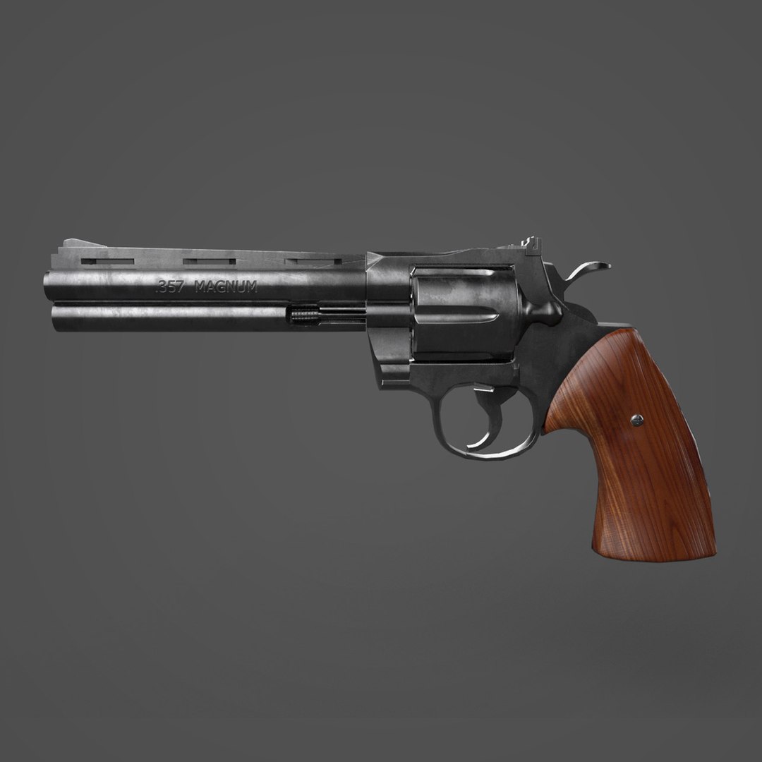 357 Magnum 3D Model - TurboSquid 1184621