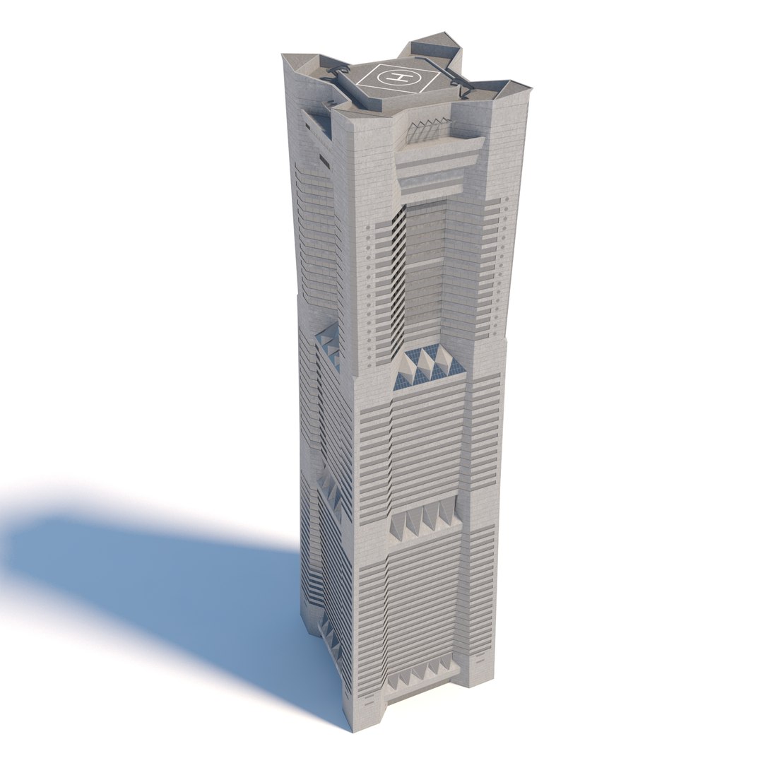 Yokohama Landmark Tower Model - TurboSquid 1795228