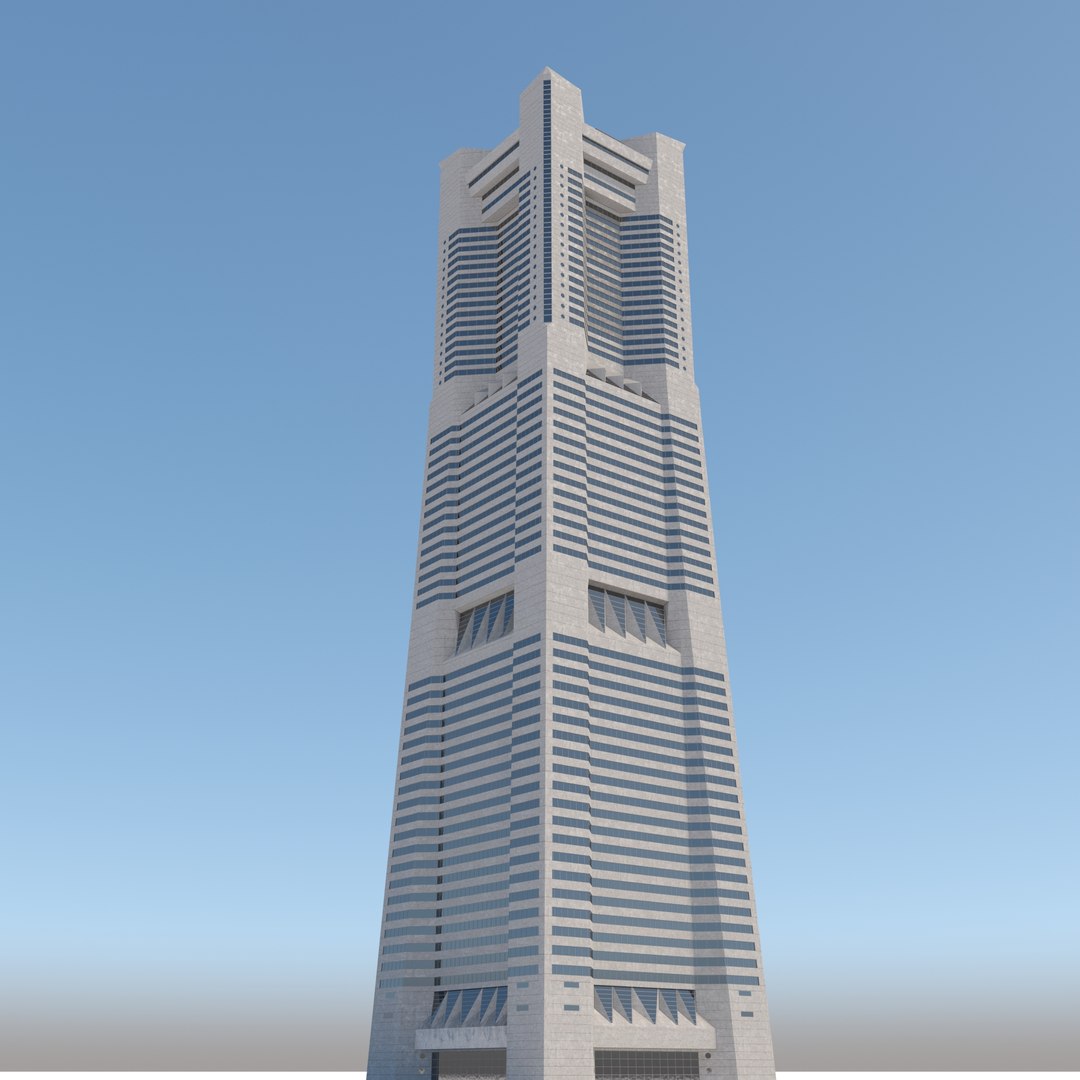 Yokohama Landmark Tower Model - TurboSquid 1795228