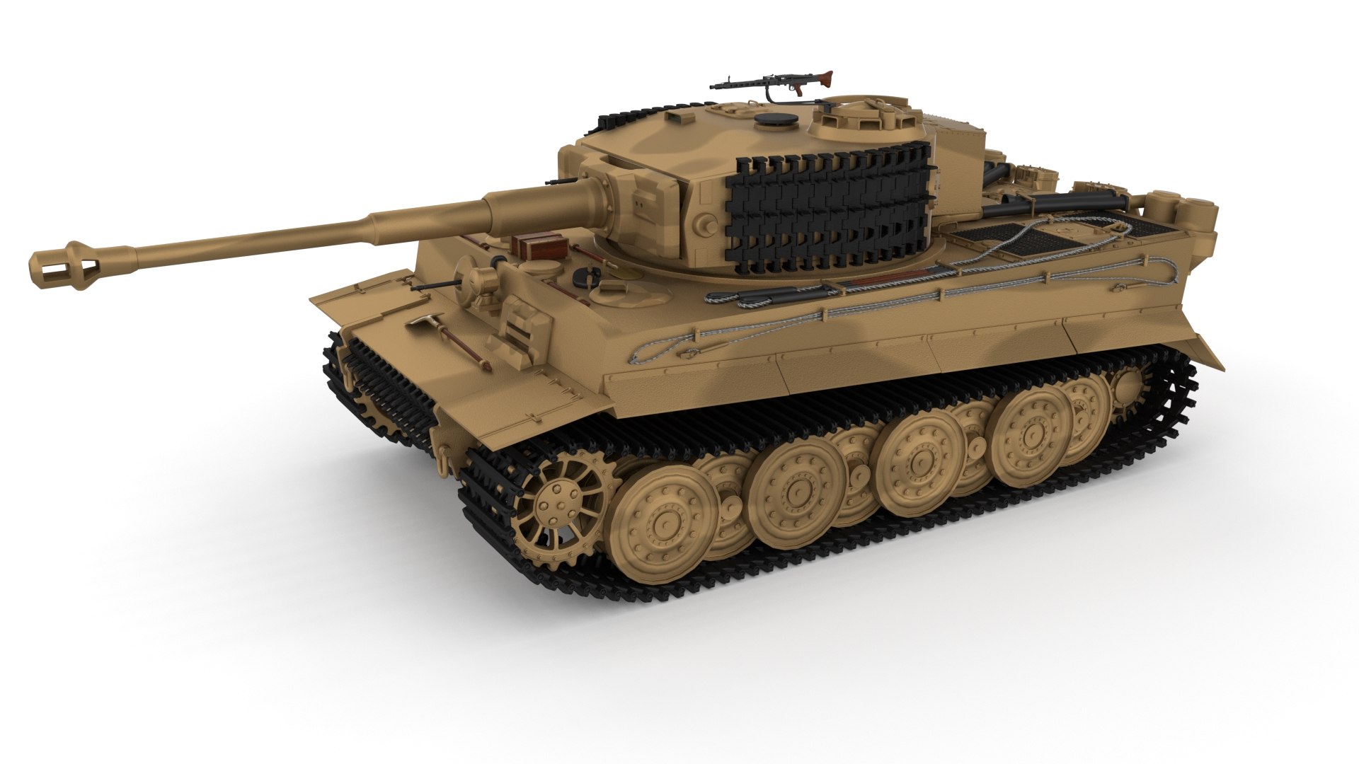 panzerkampfwagen tiger e late 3d fbx