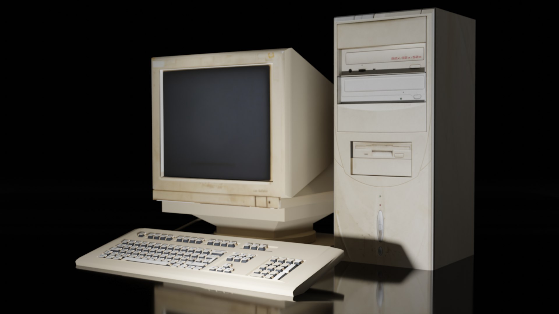 3D Model Old Pc - TurboSquid 2103446