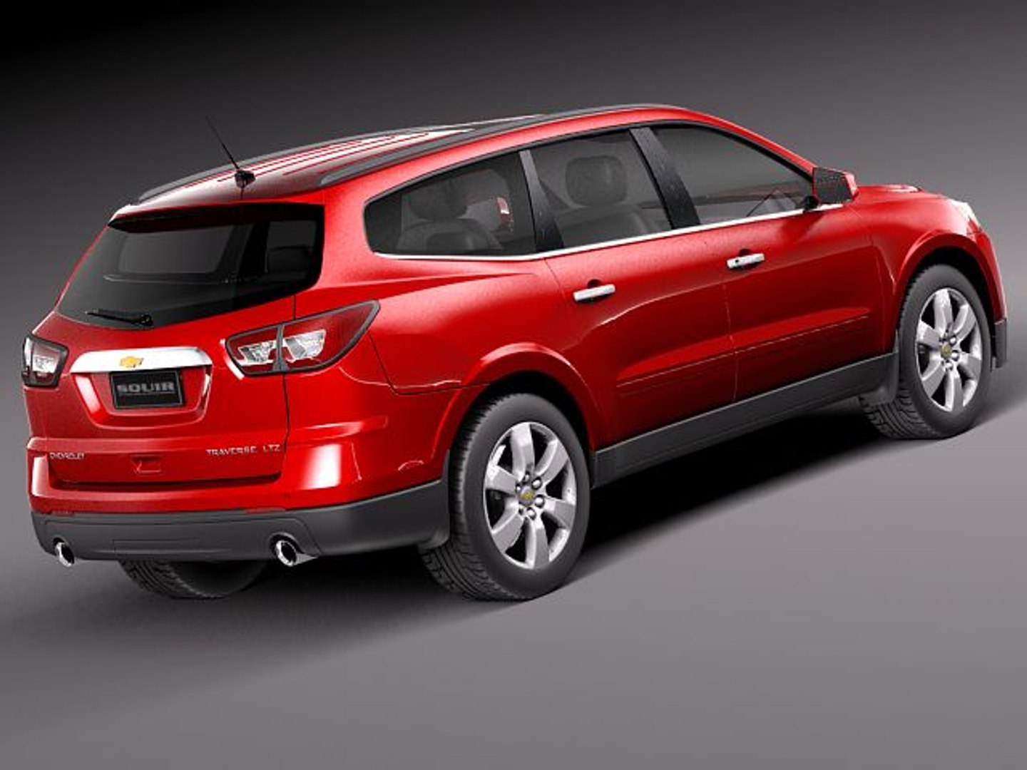 chevrolet chevy traverse 2013 c4d