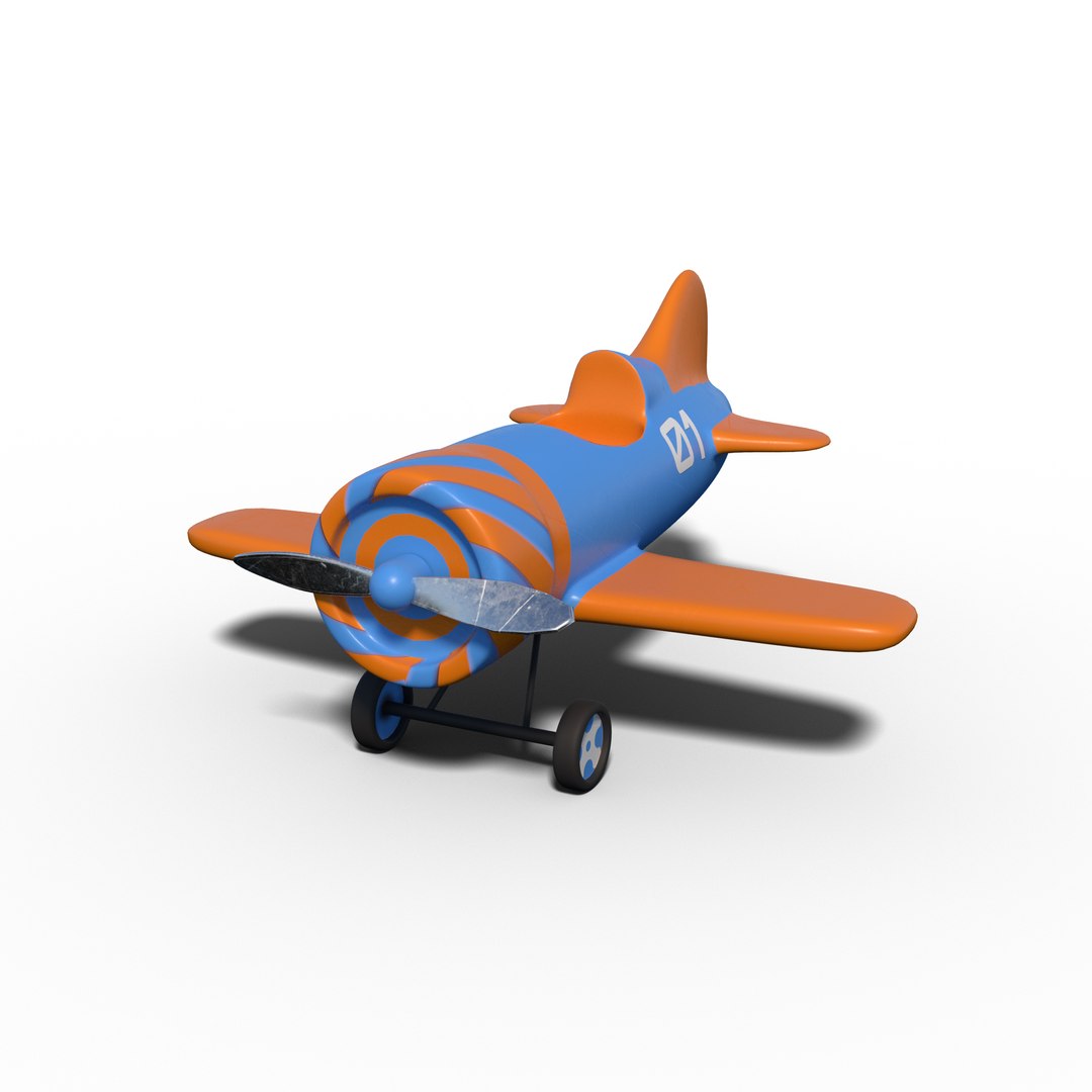 Toy Aeroplane 3D Model - TurboSquid 2038001