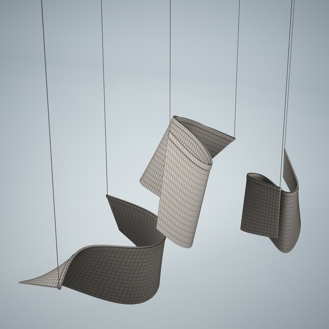 3D Model Rinkle LED Pendant HD - TurboSquid 2355802