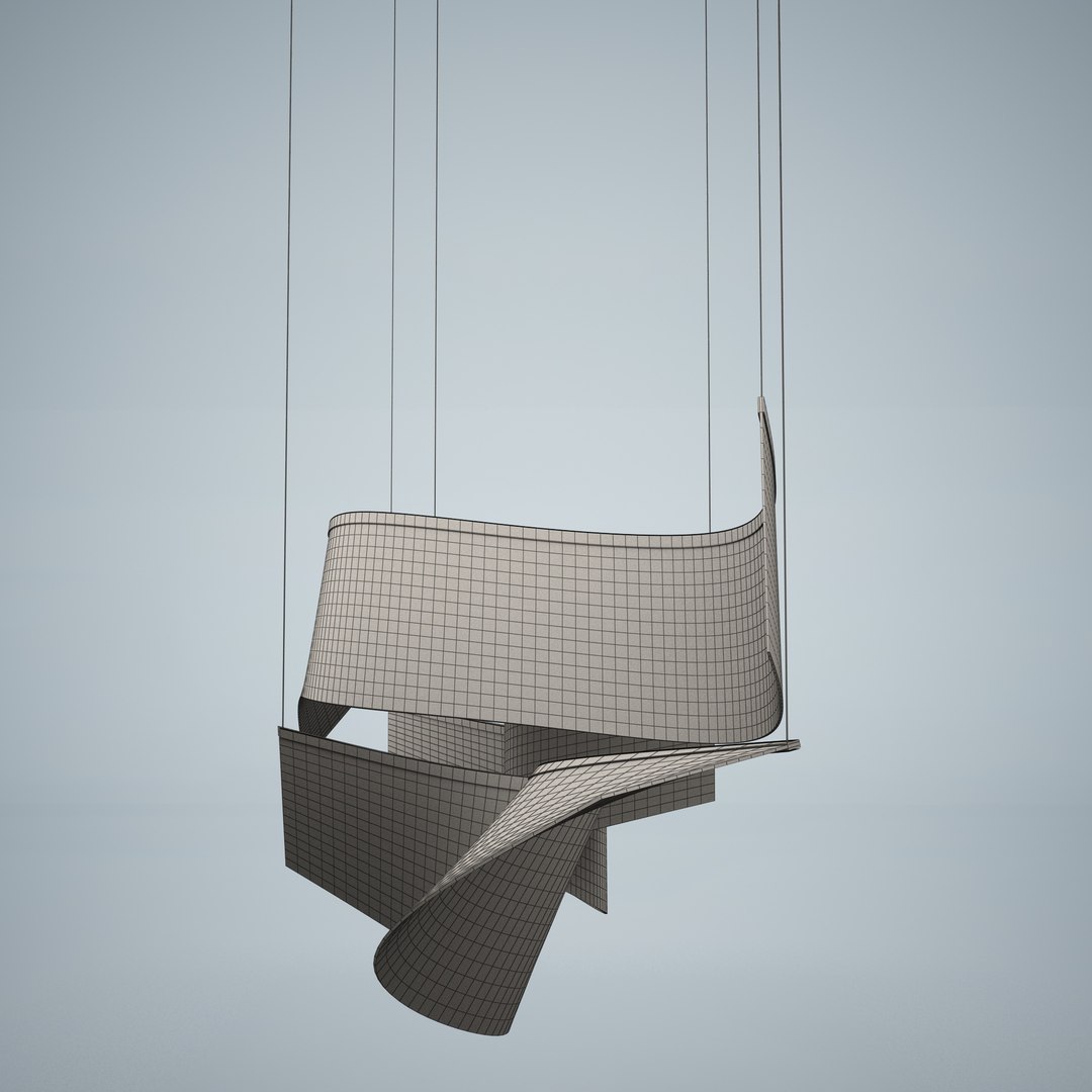 3D Model Rinkle LED Pendant HD - TurboSquid 2355802