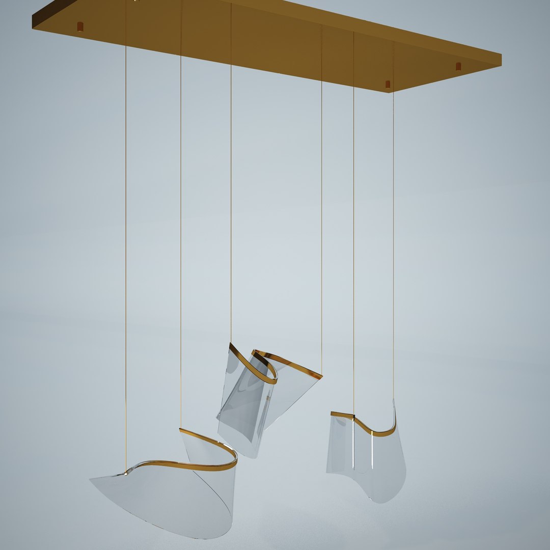 3D Model Rinkle LED Pendant HD - TurboSquid 2355802