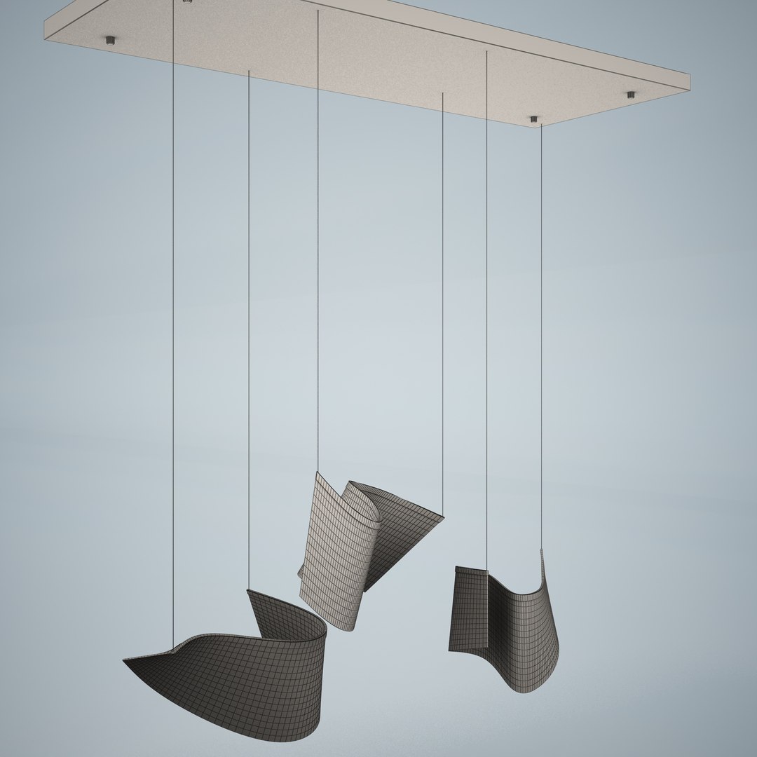 3D Model Rinkle LED Pendant HD - TurboSquid 2355802