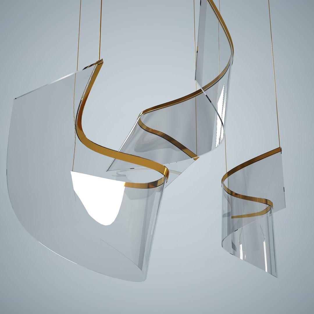 3D Model Rinkle LED Pendant HD - TurboSquid 2355802