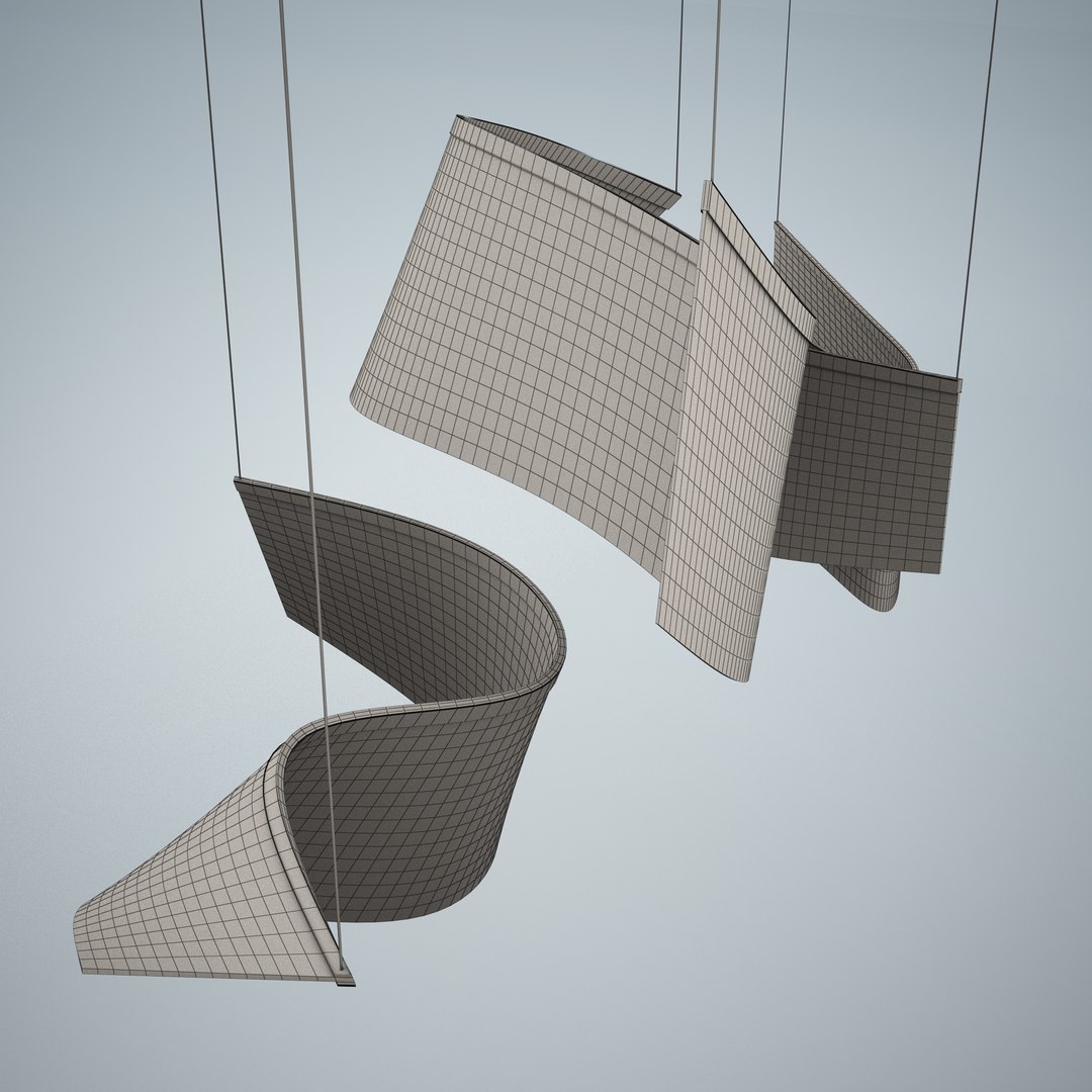 3D Model Rinkle LED Pendant HD - TurboSquid 2355802