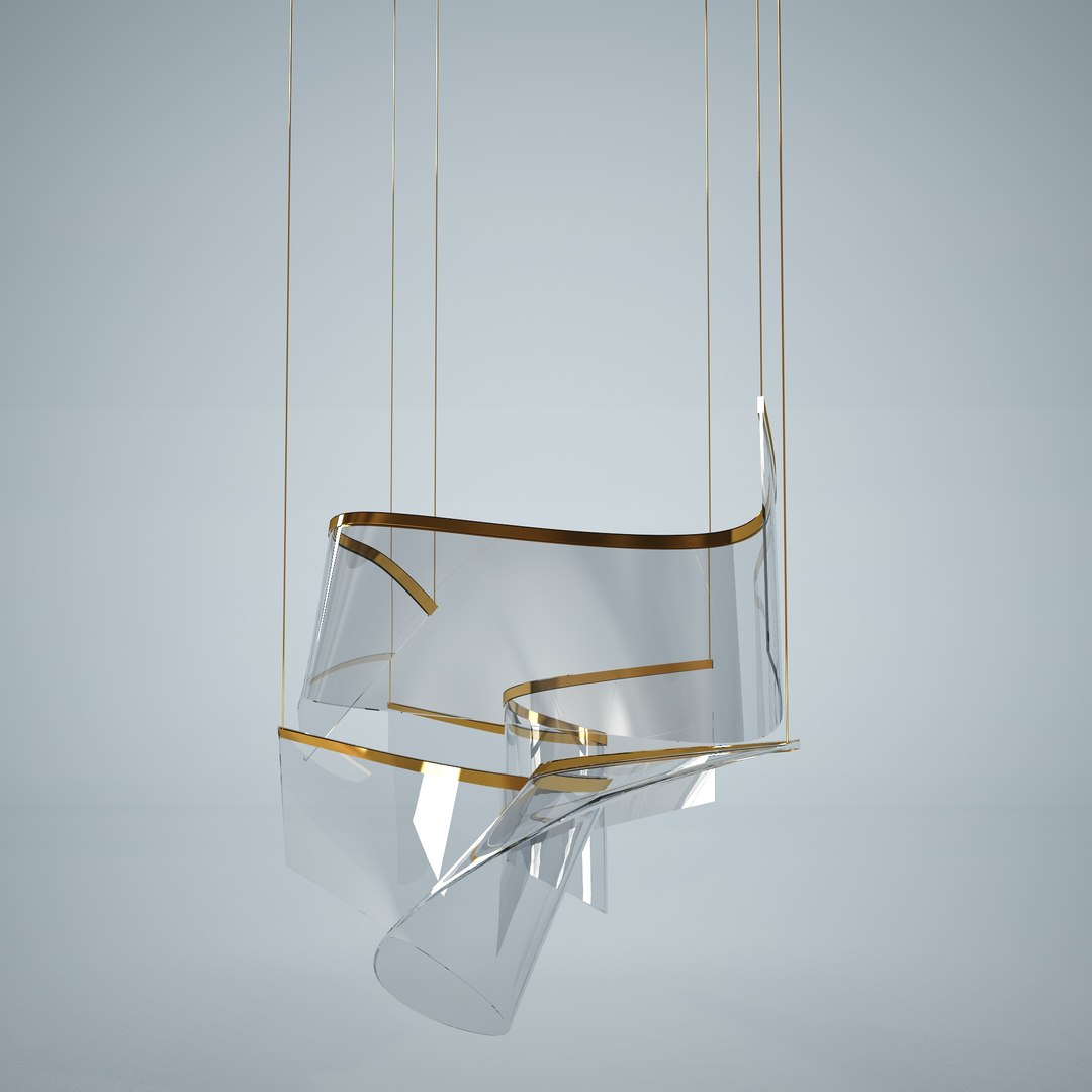 3D Model Rinkle LED Pendant HD - TurboSquid 2355802