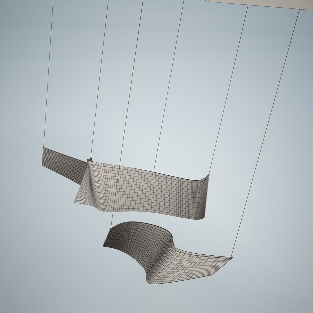 3D Model Rinkle LED Pendant HD - TurboSquid 2355802