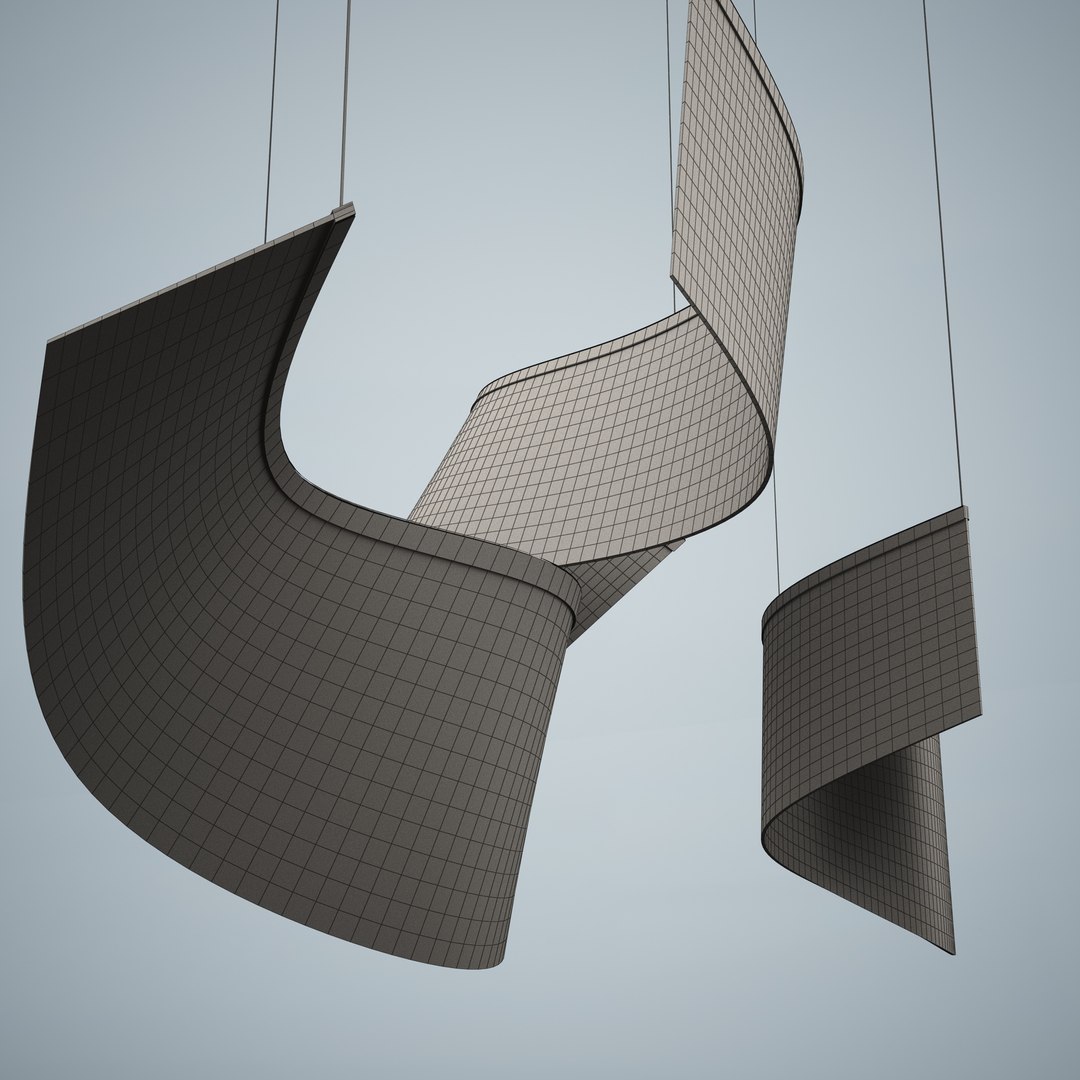 3D Model Rinkle LED Pendant HD - TurboSquid 2355802