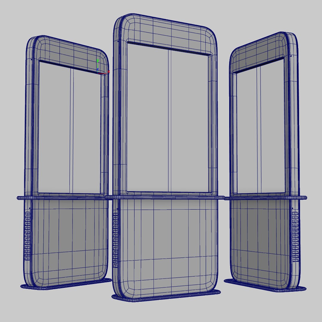 Led Video Panel 3d Obj